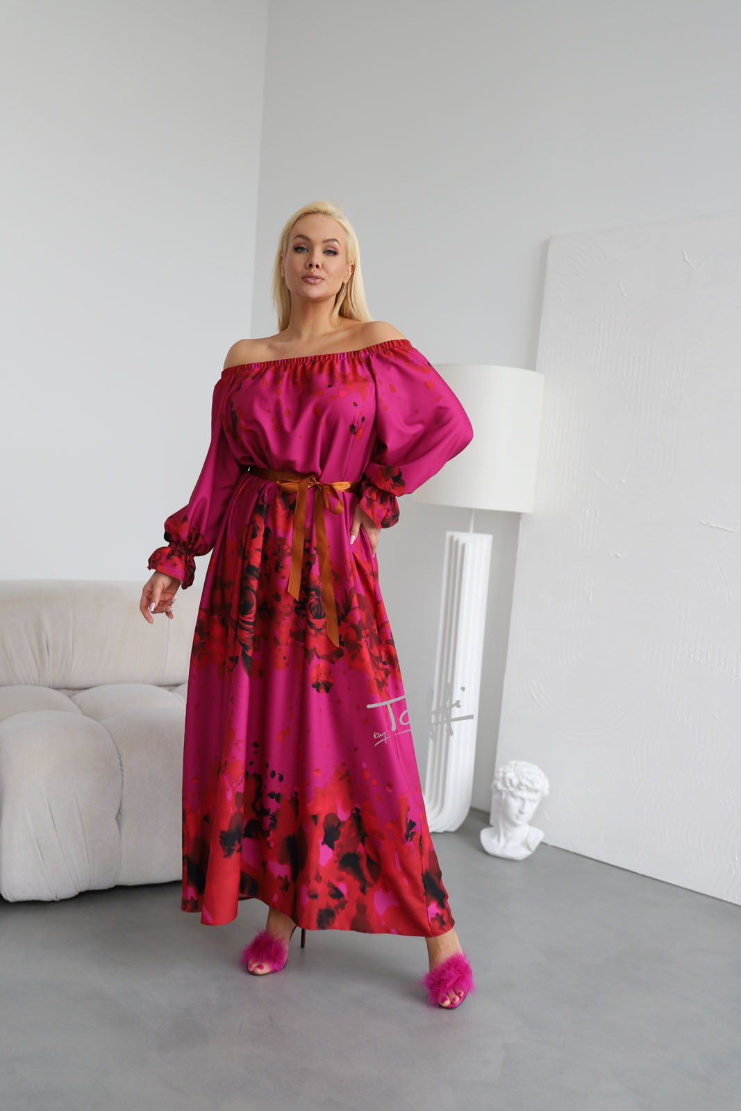 Taffi csodaszép maxi ruha - piros és pink - TAFFI - NOTSKINNY a vagány ...